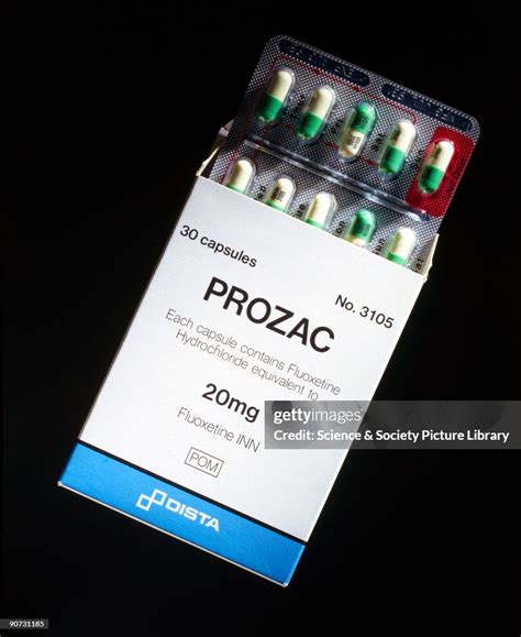 Manufactured By Dista A Packet Of The Anti Depressant Drug Prozac
