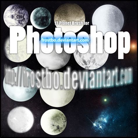 Planet Brush Set For Photoshop By FrostBo On DeviantArt