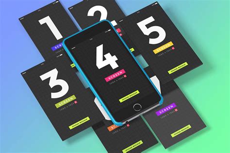 Iphone Ui Showcase Mockups Mockup World