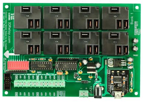 Industrial High Power Relay Controller 8 Channel 8 Channel ADC IoT Devices Sensors Relay