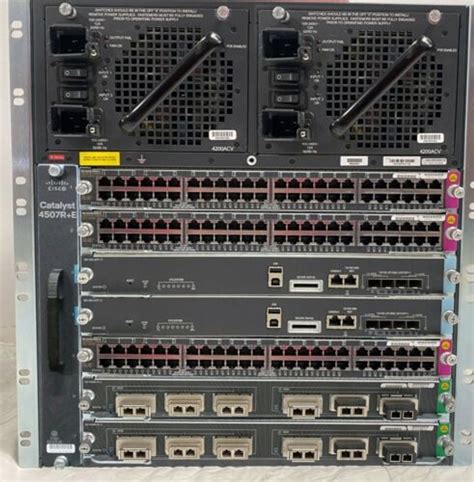 cisco catalyst ws c4507r e fully configurable 11u network switch configuration