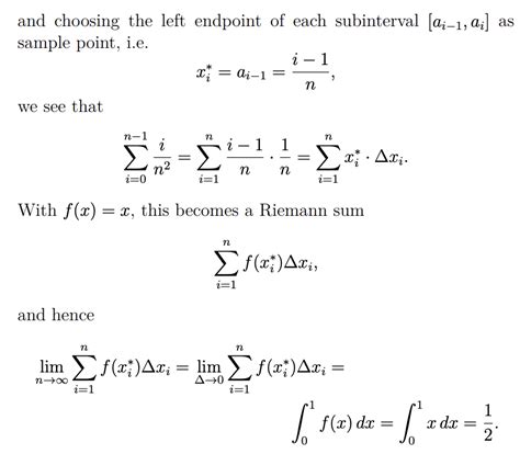 Riemann Sum Help R Askmath