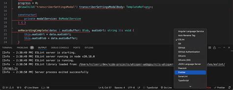 Using Eslint And Prettier With Vscode In An Angular My Latest Vscode