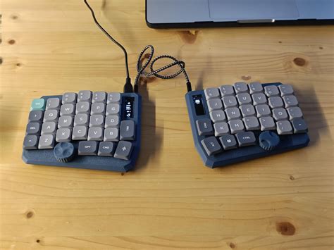 chakra56 low profile split keyboard by nocte download free stl model