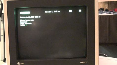 unixの貴重なブート画面を記録したムービー「at＆t unix pc 7300 boot up」 gigazine