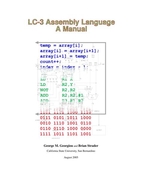 Lc 3 Assembly Lab Manual