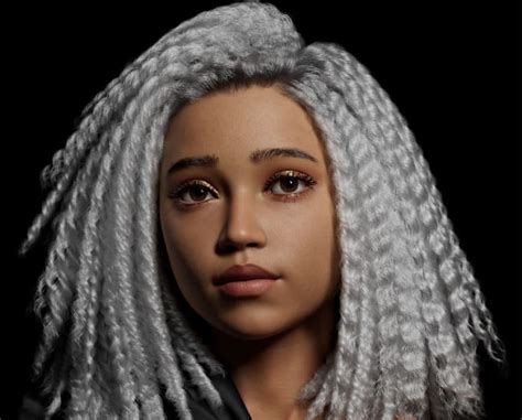 3d realistic skin texture nsfw model daz3d asset xgen hair ue5