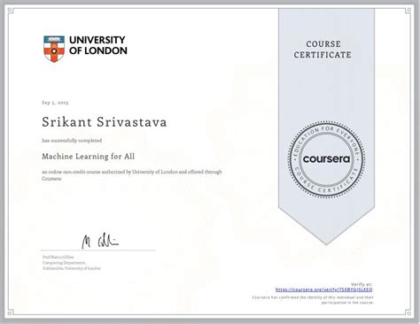 Srikant Srivastava On Linkedin Machinelearning Certificationachieved