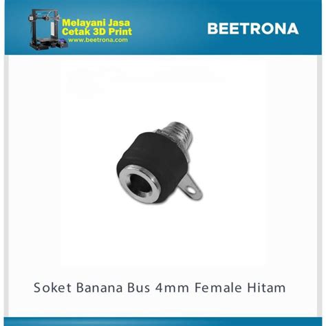 Jual Soket Banana Socket Steker Bus 4mm Female Binding Hitam Beetron65 Kualitas Baik Shopee