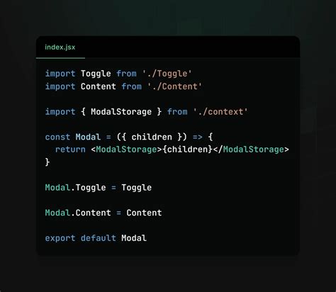 Mastering Compound Components Building Flexible And Reusable React Components Dev Community