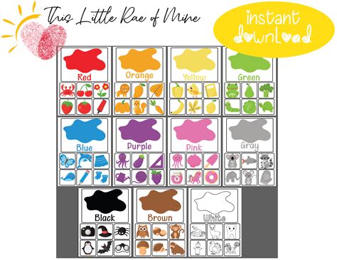 Color Matching Activity Color Sorting Early Learning Preschool Made By Teachers