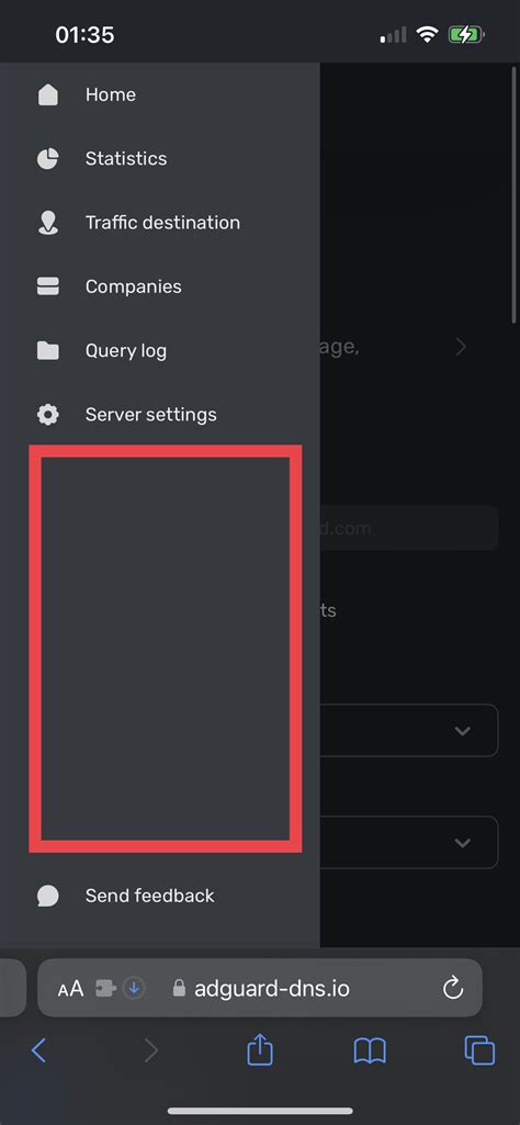 Reduce Blank Space In Sidebar So All Buttons Are Visible Issue AdguardTeam AdGuardDNS