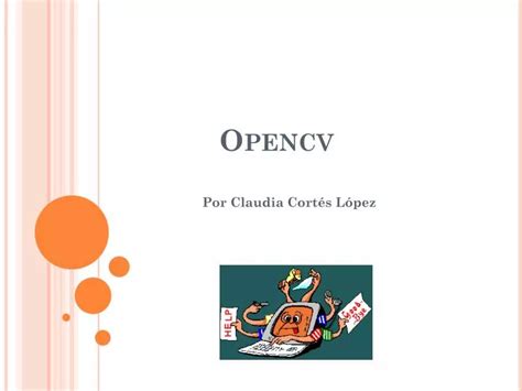 PPT Opencv PowerPoint Presentation Free Download ID