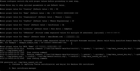 VMware VCenter Certificate Replacement Dasher