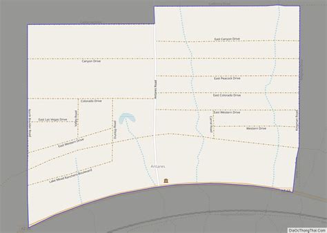 Map Of Antares CDP Thong Thai Real