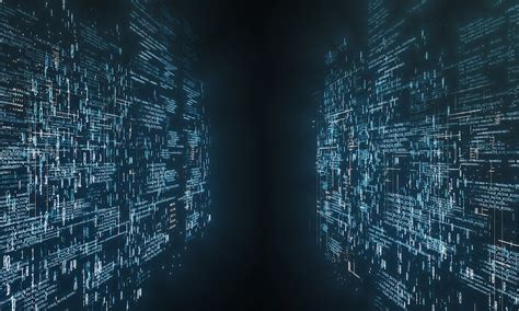 Premium Photo Computer Software Coding With Abstract Binary Data