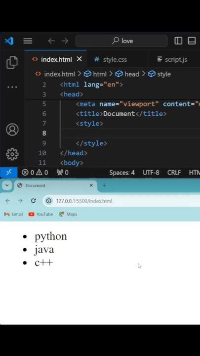 Java Vs Python 😅 Remove Default Style From List Coading Programing Html Css Youtube