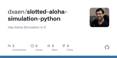 Github Dxaenslotted Aloha Simulation Python Has Aloha Simulation In It