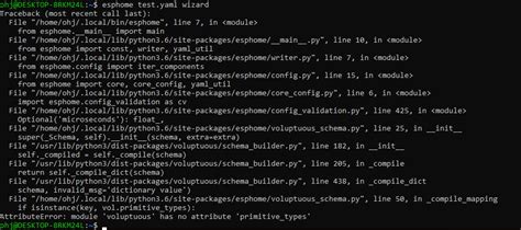 Esphome Fails To Start Produces A Typeerror · Issue 591 · Esphome Issues · Github