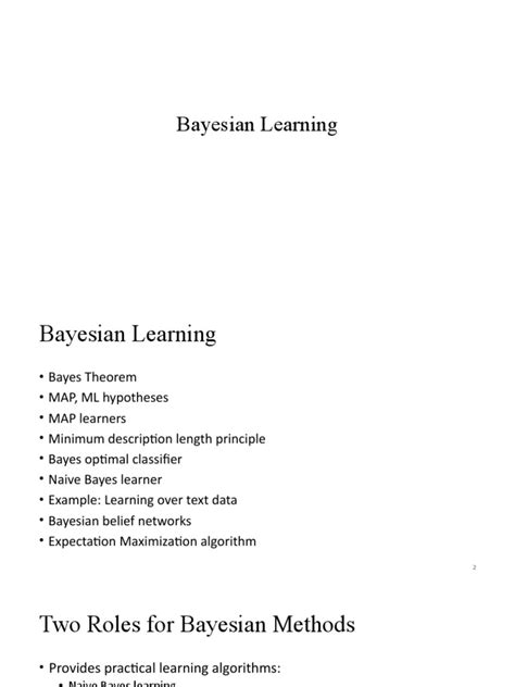 bayesian learning pdf bayesian network bayesian inference