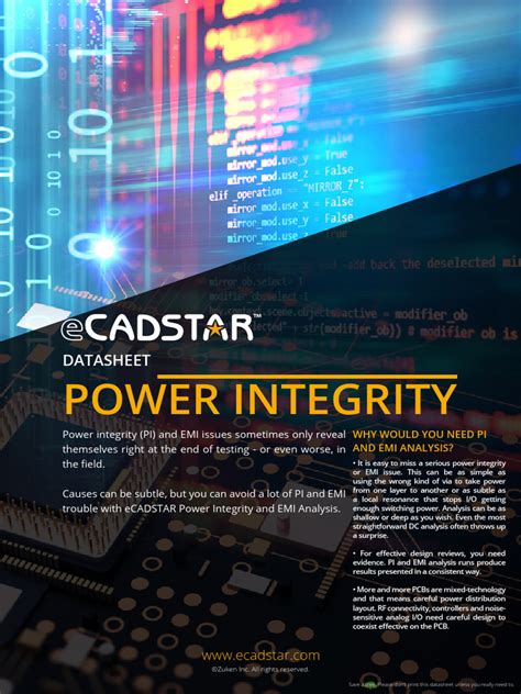 Power Integrity For Pcb Designers Pdf Capacitor Electromagnetic Interference