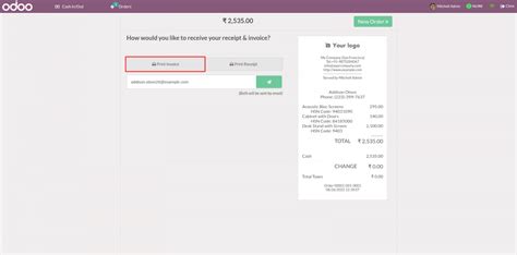 User Guide For Odoo Pos Invoice Print Without Download Webkul