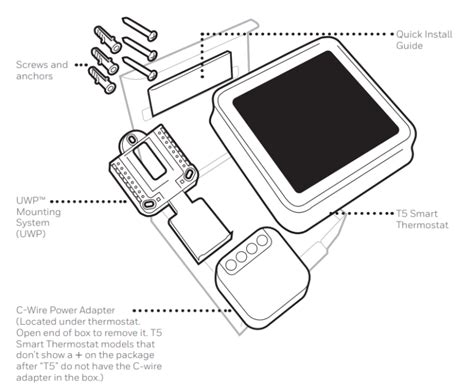 Honeywell Home T Smart Thermostat Quick Installation Guide Thermostat Guide