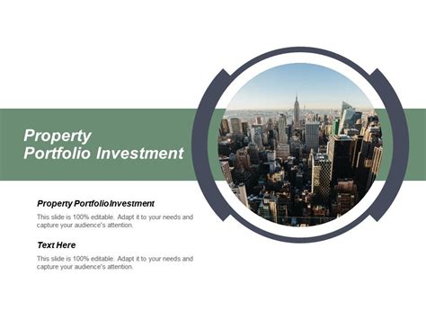 Property Portfolio Investment Ppt Powerpoint Presentation Model Display Cpb Presentation