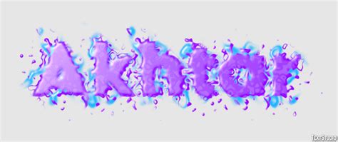 Akhtar Text Effect And Logo Design Name