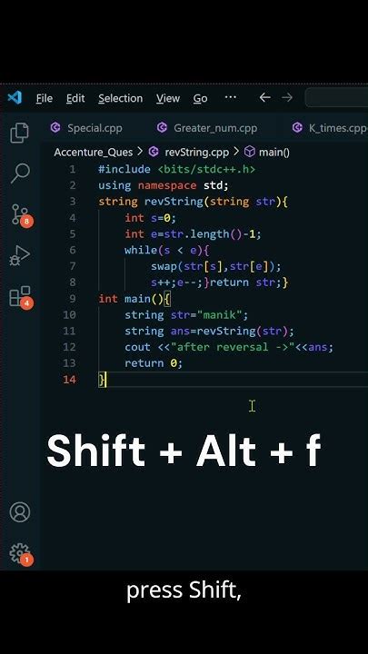 How To Format Code Quick Tips For Developers Shorts Programmingsoftware Education Vscode
