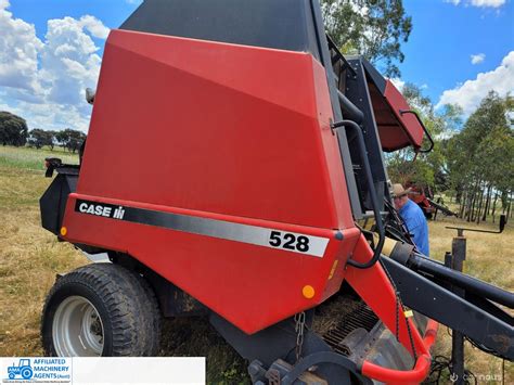 5825 Case 528 Crop Cutter Round Baler Echuca Vic Realm Group Australia