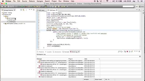 Programmering 1 Java Gui Inmatning Med Swing Youtube