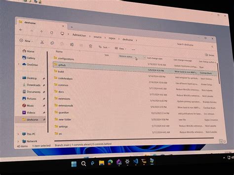 Microsoft интегрирует Git в «Проводник для Windows 11 Community