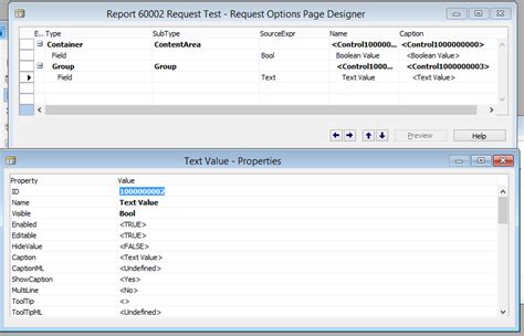 navision for beginners dynamically hide display fields in report request page nav 2013 or
