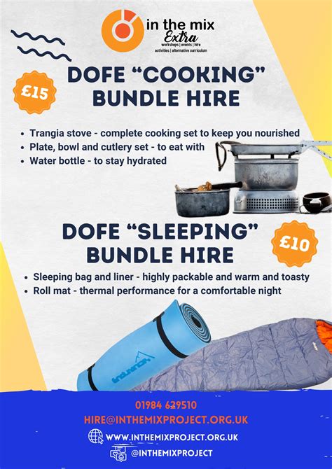 Dofe Kit Hire In The Mix Project