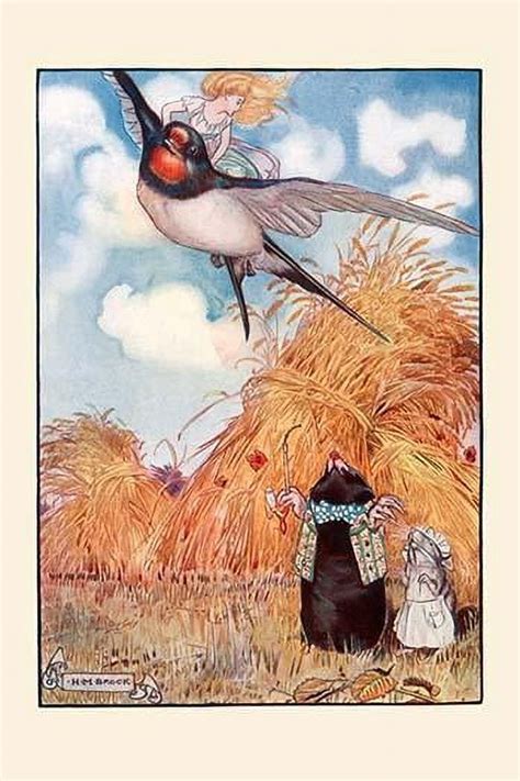 Then The Swallow Soared High Into The Air In This Illustration From