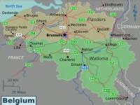 比利时地图 比利时地图中文版 比利时地图查询