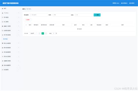 Java毕业设计——springboot126疫情下图书馆管理系统 Csdn博客