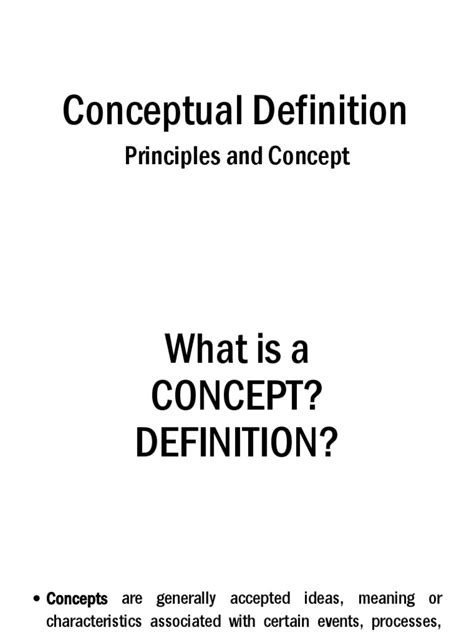 Conceptual Definition Pdf