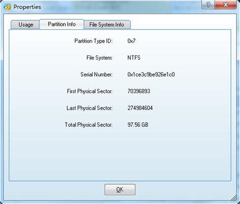 Partition Properties Minitool Partition Wizard Documentation