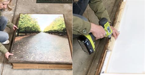 How To Make An Easy Large Wood Canvas Frame For 3 Dream Design DIY