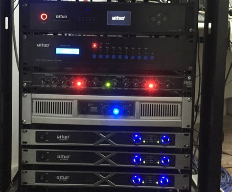 启拓会议系统安装调试中