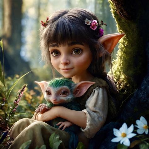 Ai Gerado Garota Duende Bicho De Imagens Grátis No Pixabay Pixabay