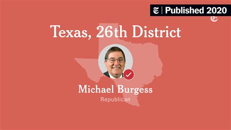 2020 Texas 26th Congressional District Results Michael Burgess Vs