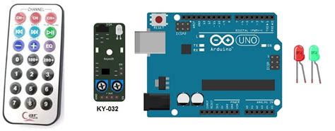 Allumer Deux Leds Connectées à Larduino Uno Par La Télécommande