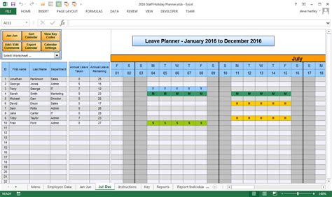 Free Annual Leave Planner Excel Template 2024 Kate Merrily