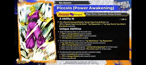 Pan Piccolo Power Awakening Abilities R Dragonballlegends