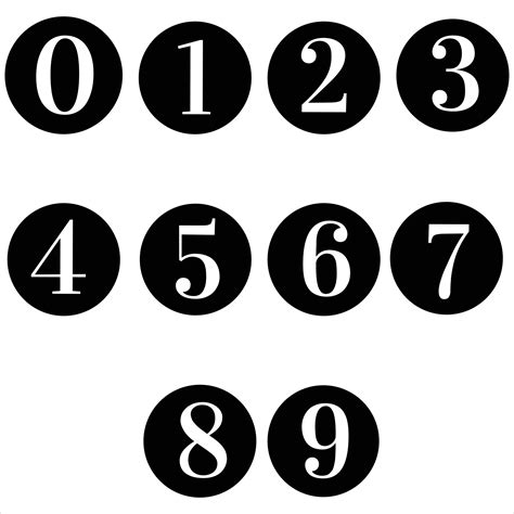 Numbers Illustration In Vector Format 13478403 Vector Art At Vecteezy