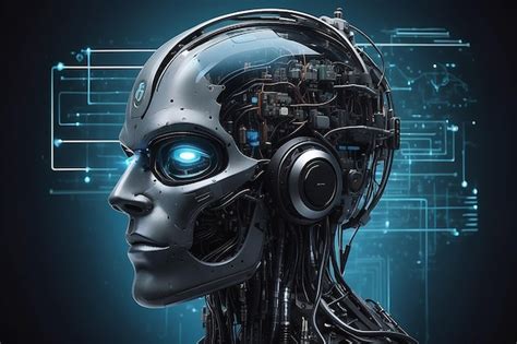 Premium Ai Image Algorithmic Cybernetics