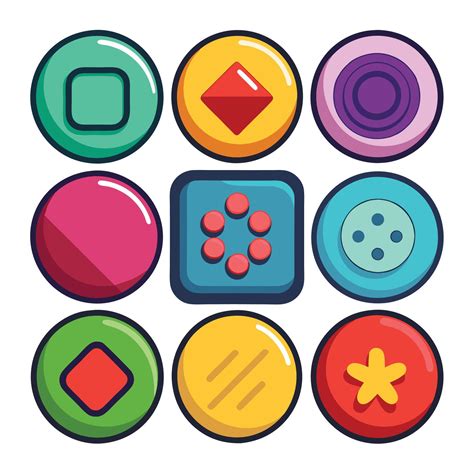 Ultimate Button Pack For Websites Vector Art At Vecteezy